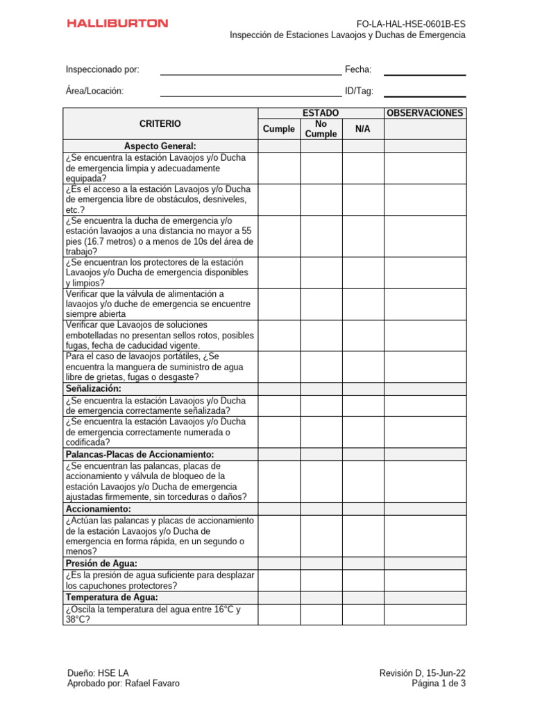 Fo La Hal Hse 0601B Es | PDF | Agua