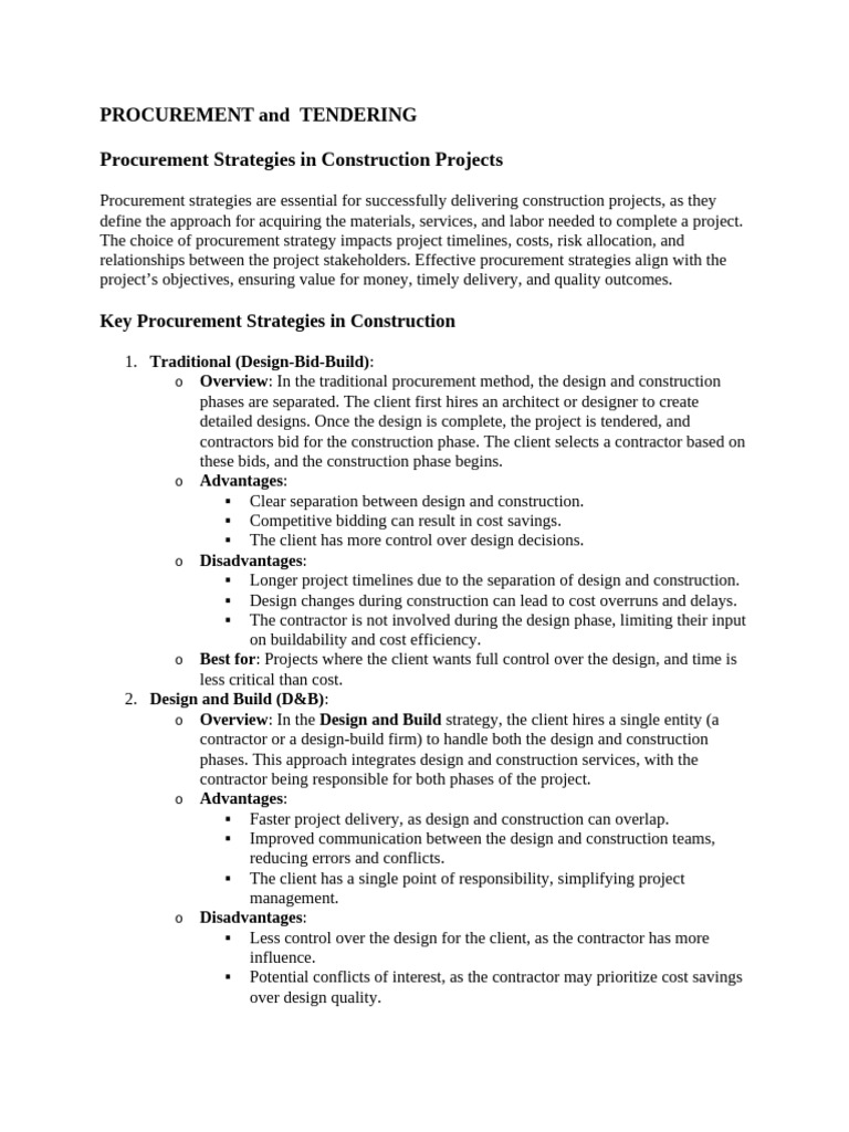GROUP-5-PROCUREMENT-and-TENDERING | PDF | Procurement | Negotiation