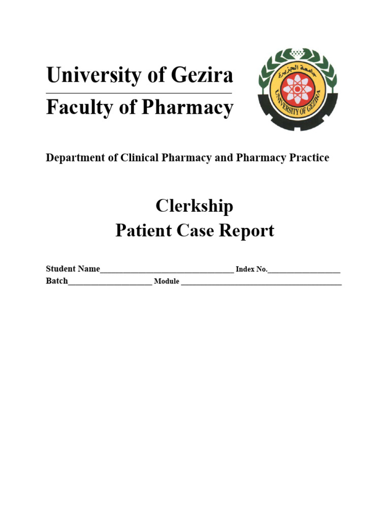Patient Case Report | PDF | Health Sciences | Medicine