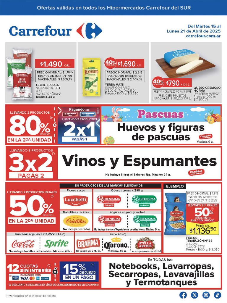 Semanaofertas Sur Hiper 15042025 | PDF