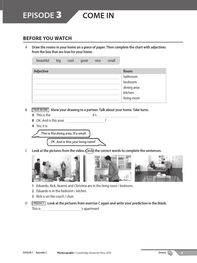 English 1. VRB - Episode 3 PDF | PDF
