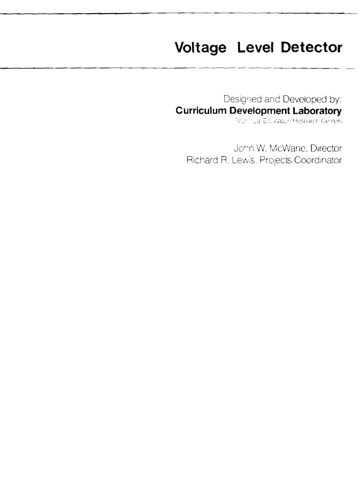 Voltage Level Detector | PDF | Foreign Language Studies