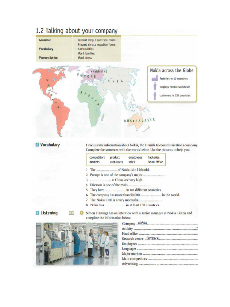 Talking About Your Company | PDF
