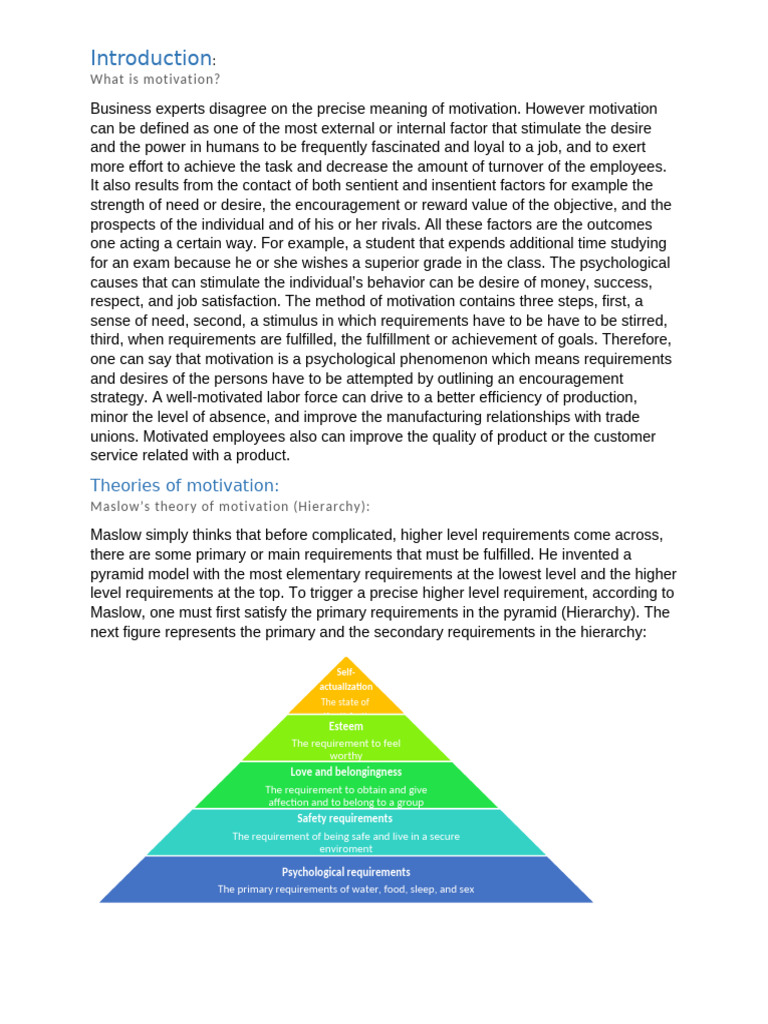 What is Motivation (Behavioral Science) | PDF | Motivational | Motivation