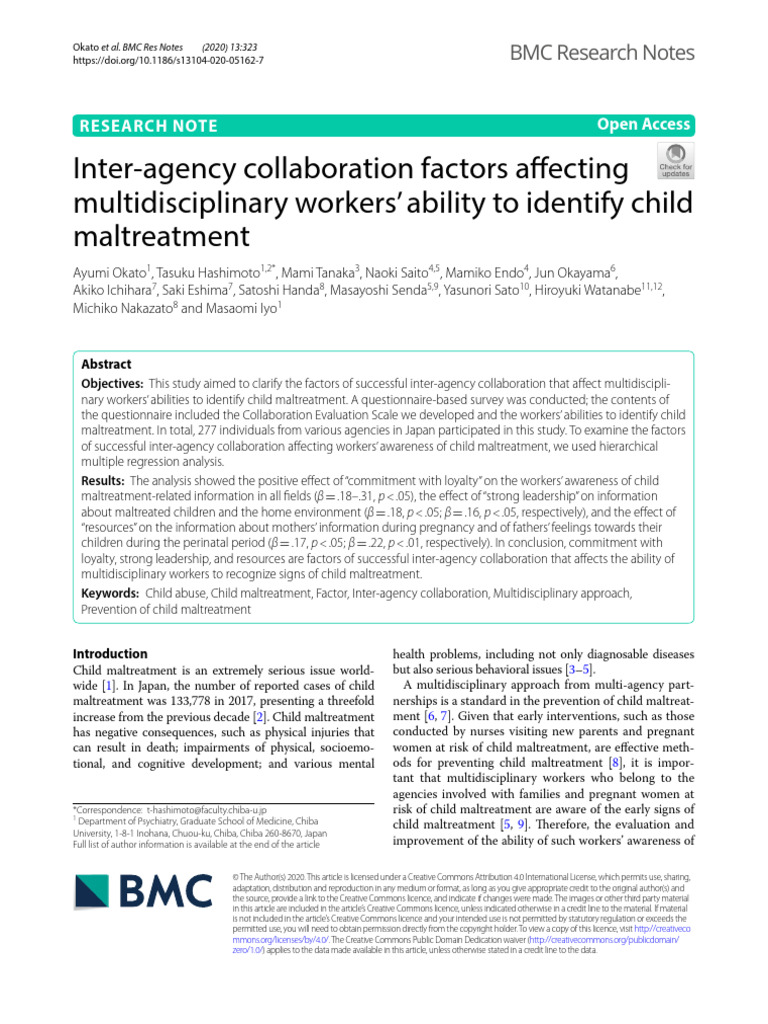 Inter-agency_collaboration_factors_affecting_multi | PDF | Mental ...