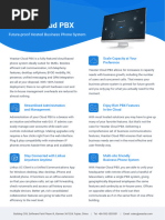 Yeastar Serie P Datasheet P550 P560 P570 | PDF | Voicemail | Call Centre