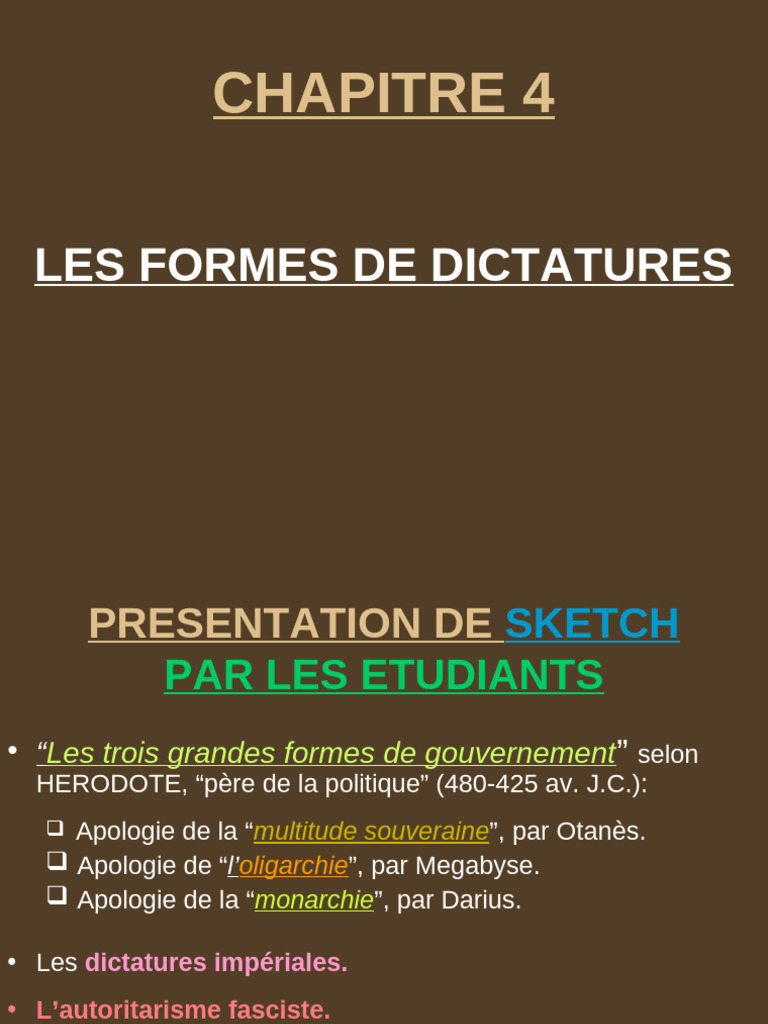 Semestre 3 Chapitre 4 | PDF | Démocratie | Idéologies politiques