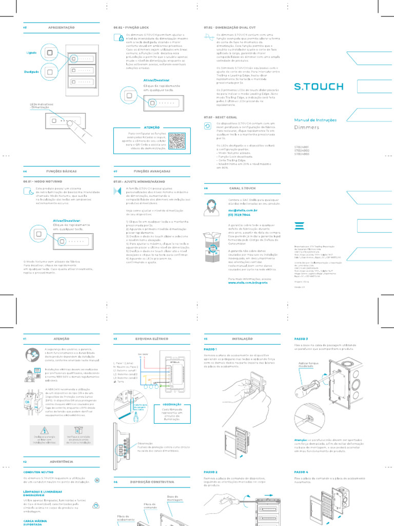 1742935964-Manual Dimmers S.touch V3 | PDF