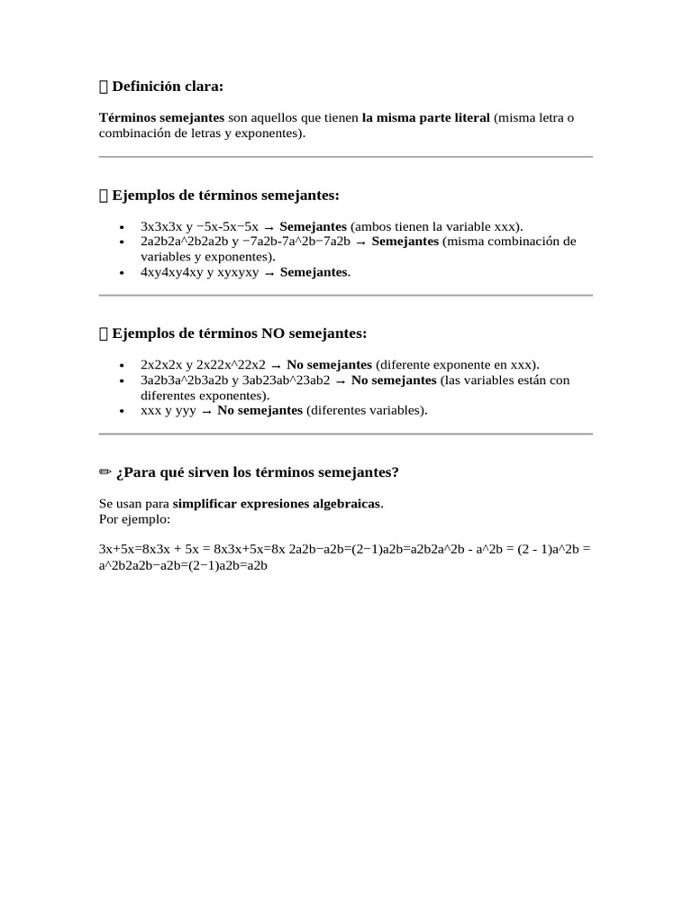 Definición de Términos Semejantes | PDF
