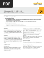 Klueber Microlube GL 261 Special Lubricating Grease Datasheet | PDF ...
