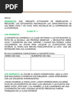 Secuencia Seres Vivos y Elementos Sin Vida Primer Grado 2024 | PDF ...