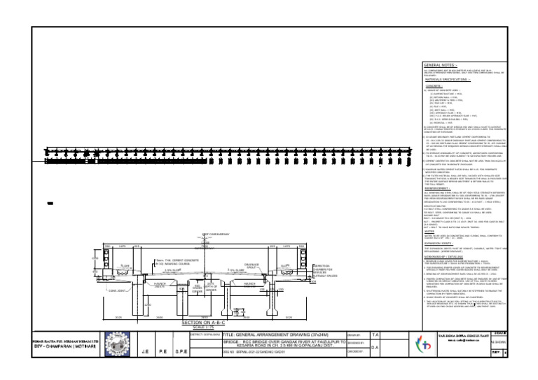 Drawing of DPR Final | PDF | Civil Engineering | Structural Engineering