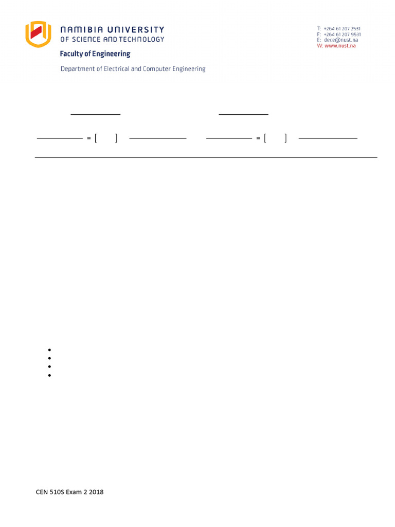CEN 510S Exam 2 2018 Overview | PDF | Microsoft Excel | Microsoft Word