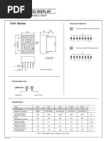 5161AS 7 Segment Display Datasheet | PDF | Color | Electronics