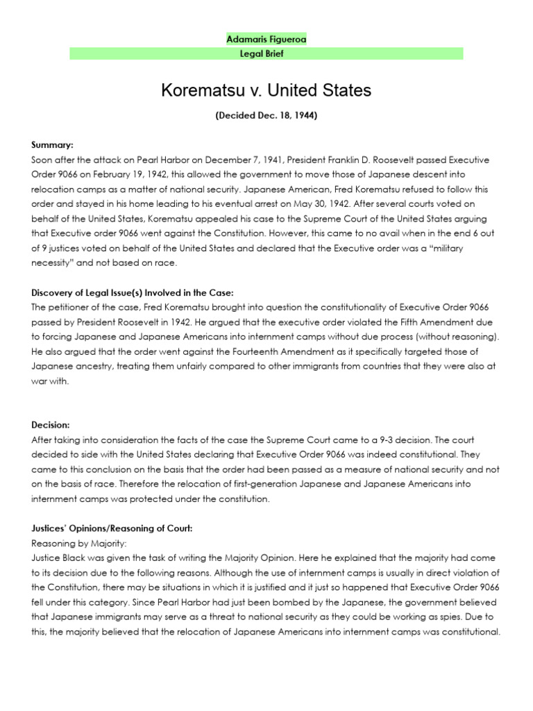 Supreme Court Cases Student Assignments - Spring 22 | PDF | Commerce ...