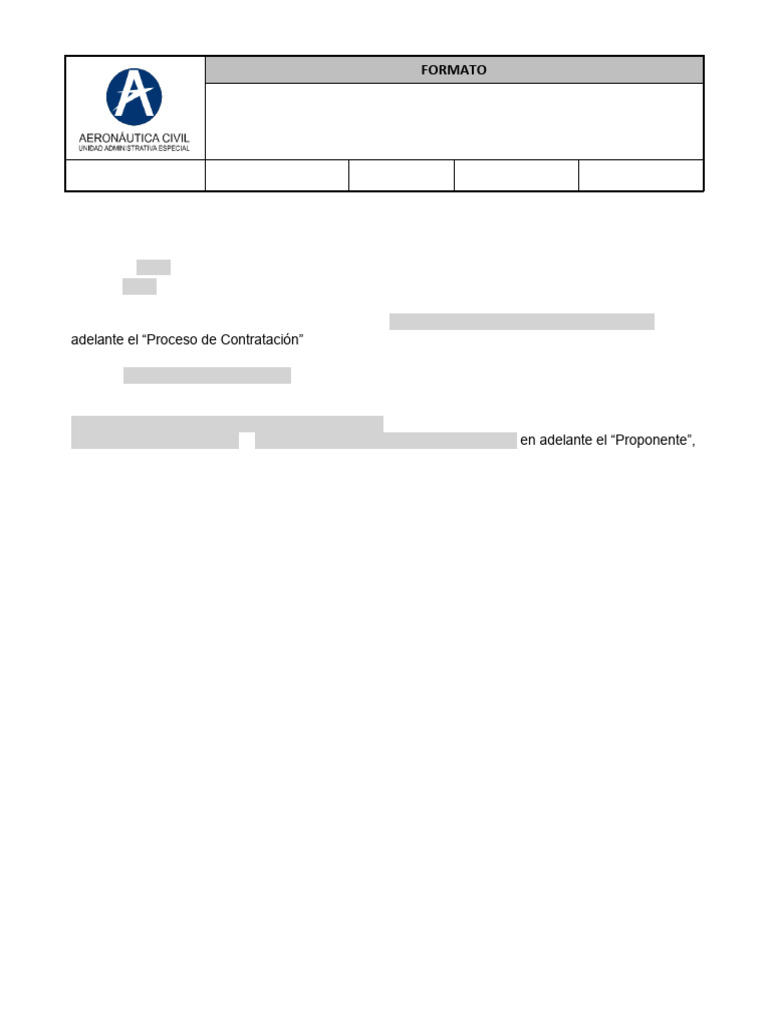 Formato 14 - Carta de presentaciขn de la oferta | PDF