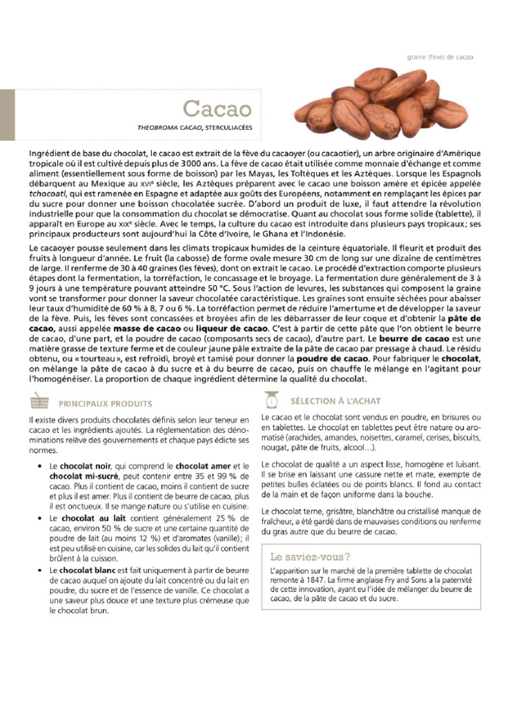 Cacao | PDF