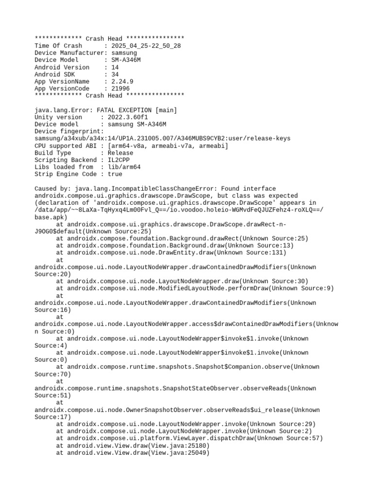 Mod Menu Crash 2025 04 25-22 50 28 | PDF | Mobile App | Software Engineering