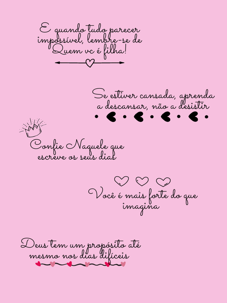 Frases motivacionais para M.N.L | PDF