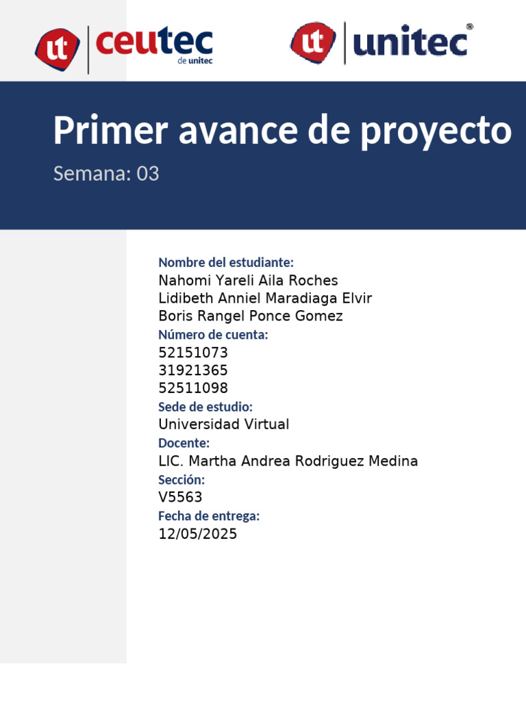 Primer Avance de Proyecto Conta | PDF | Contabilidad | Economias