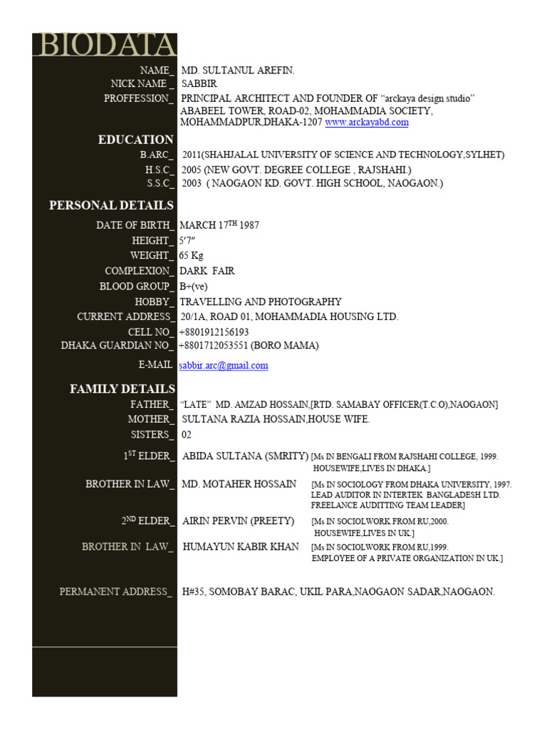 MARRIAGE%20RESUME | PDF