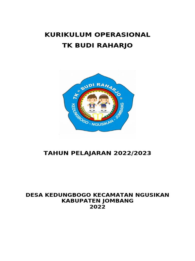 KOS TK Budi Raharjo | PDF