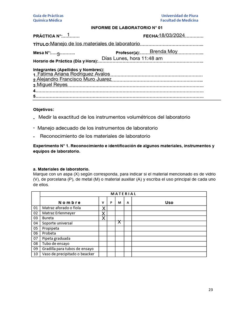 2023 Gp Qmed-lab Udep | PDF