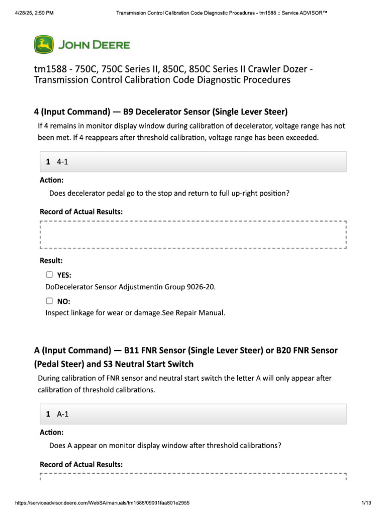 Transmission Control Calibration Code Diagnostic Procedures (1) | PDF