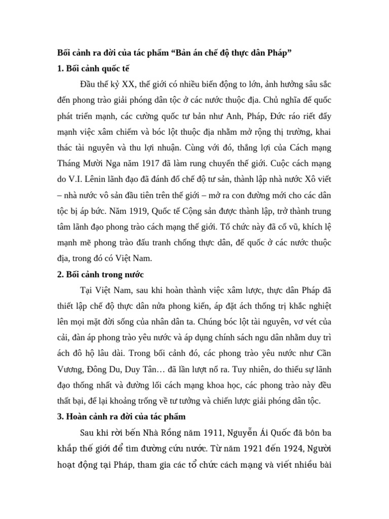 Boi Canh Ban An Che Do Thuc Dan Phap | PDF