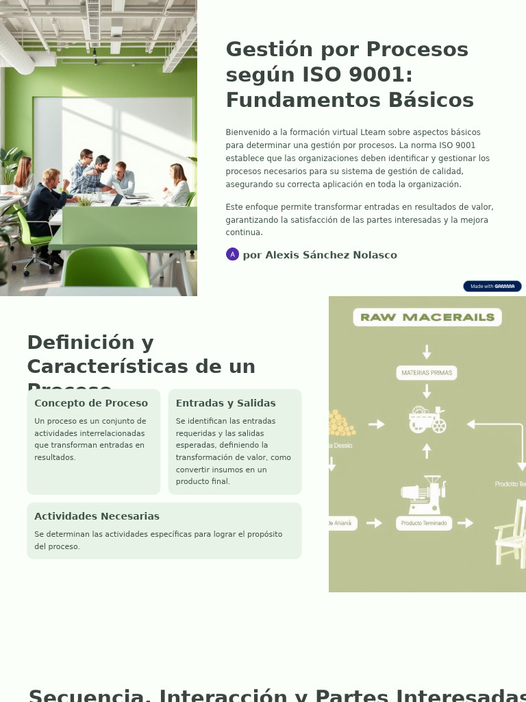 Gestion Por Procesos Segun ISO 9001 Fundamentos Basicos | PDF | Business