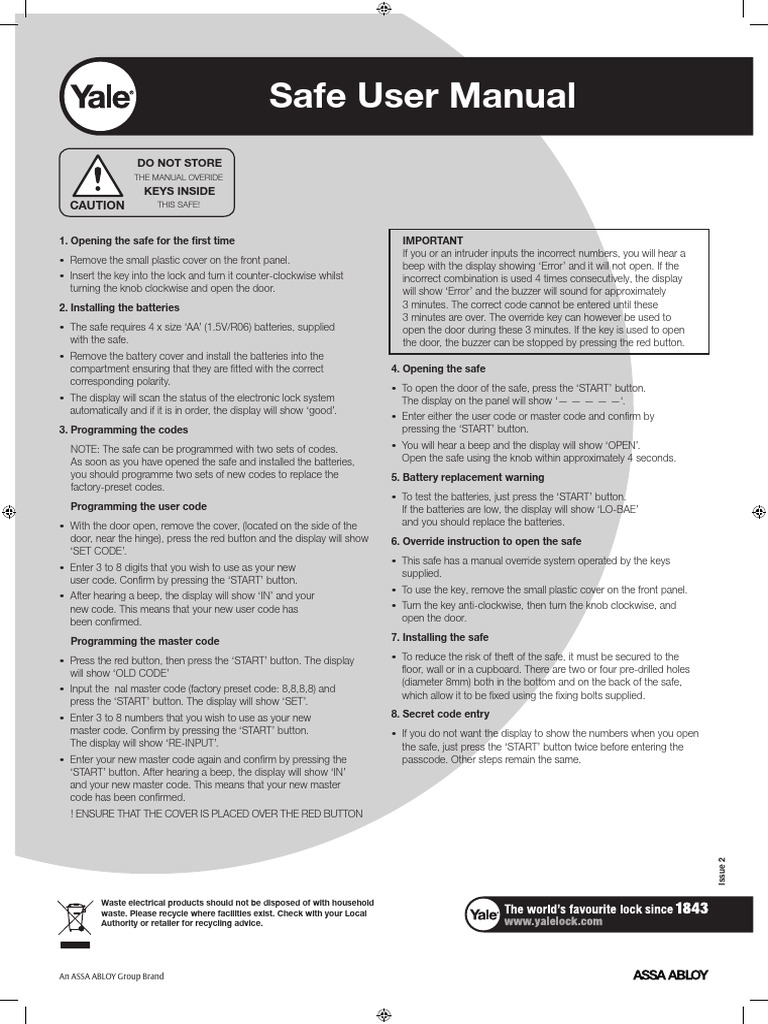 Y - SS User Manual Updated 2014 | PDF