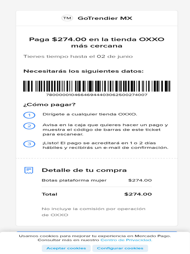 Ticket para Finalizar Tu Compra | PDF