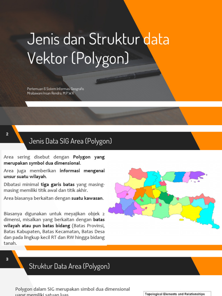 Jenis Dan Struktur Data Vektor (Polygon) | PDF