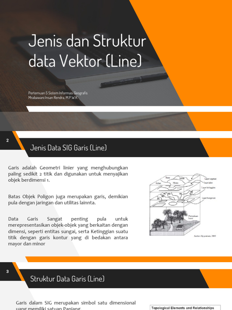 Jenis Dan Struktur Data Vektor (Line) | PDF