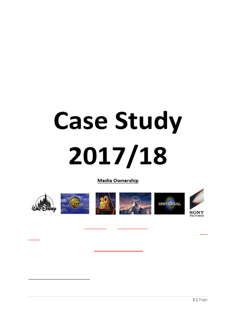 Audiences and Institutions Case Study-Cambridge International A level Media Studies 9607 | PDF