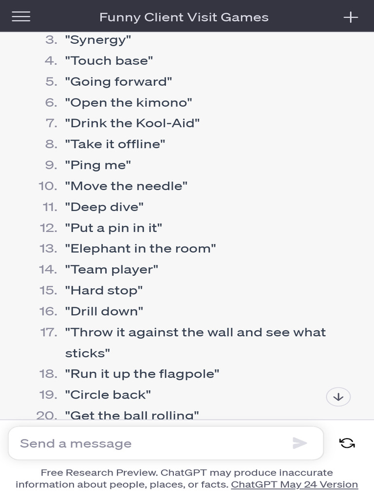 Funny Client Visit Games | PDF