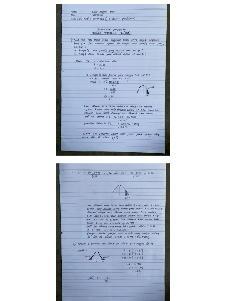 Dewi Anggita - TT2 - Statistika - 6A | PDF