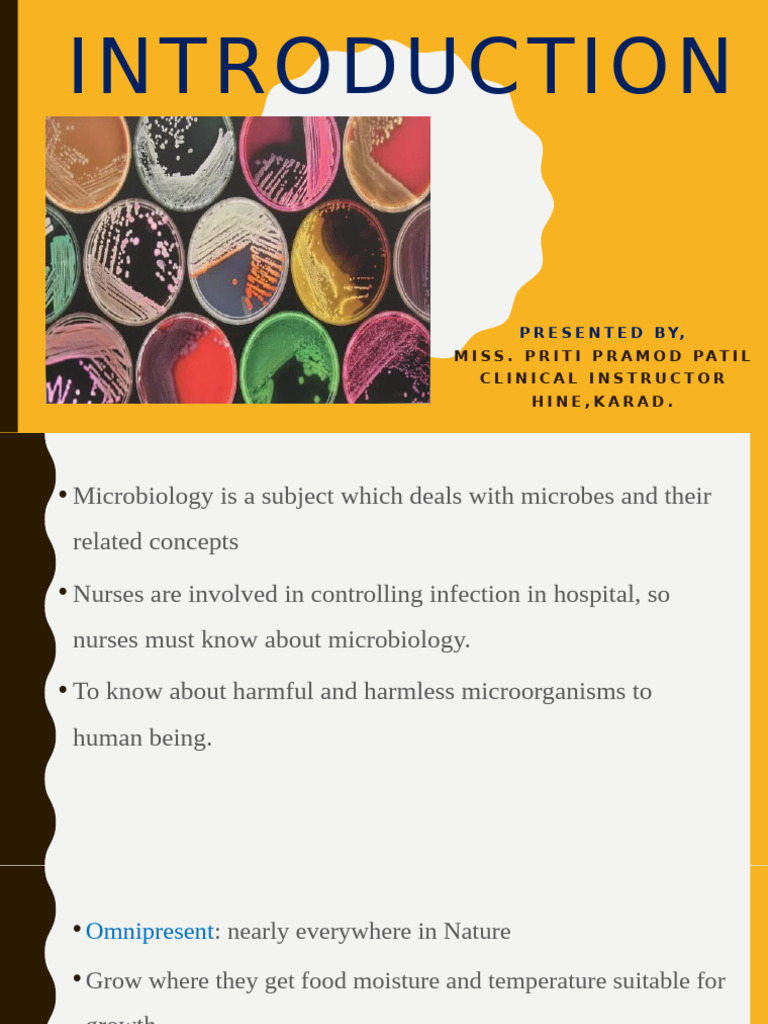 Microbiology Introduction | PDF | Microbiology | Microorganism