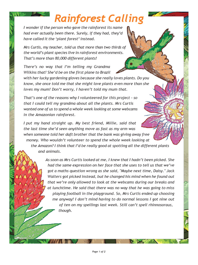 Exploring the Amazon Rainforest | PDF