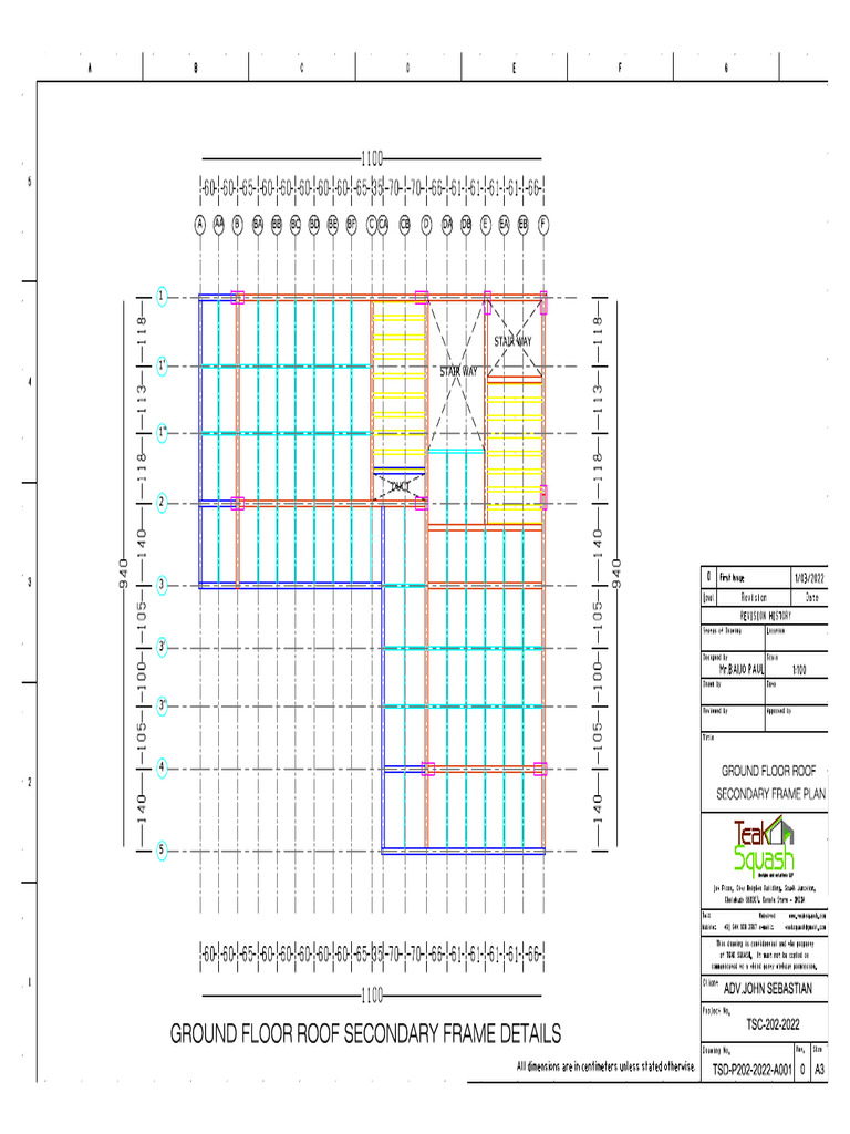 Ground Floor Main Frame | PDF
