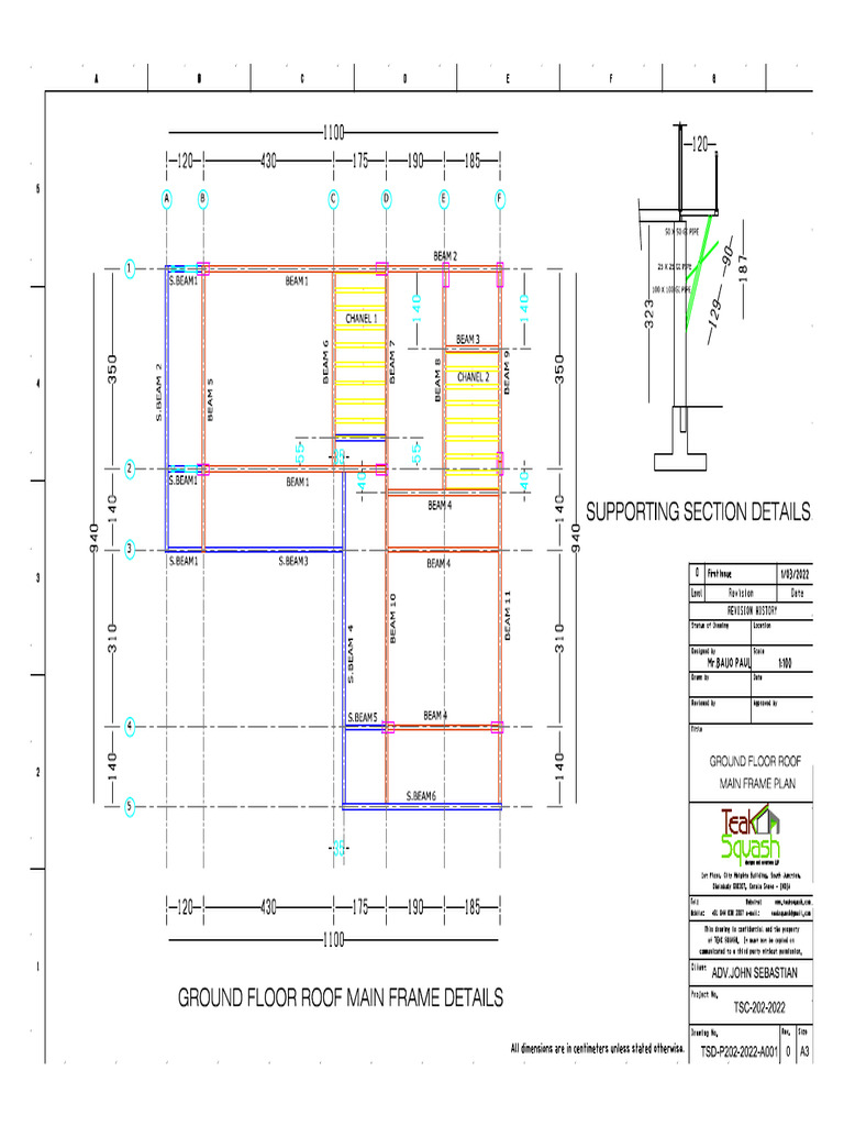 Ground Floor Secondary Frame | PDF