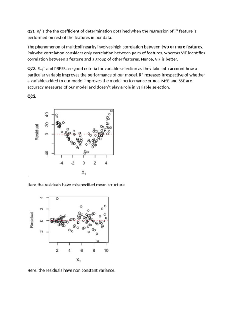 Linear Regression Final Exam | PDF | Linear Regression | Coefficient Of Determination