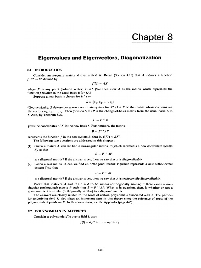 8 Eigen Values | PDF