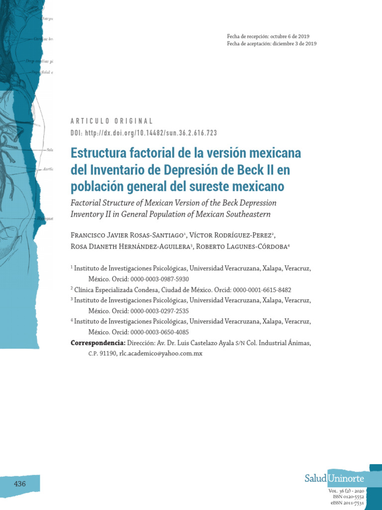 BDI (Instrumento Validado) | PDF | Depresión (estado de ánimo) | Manual ...