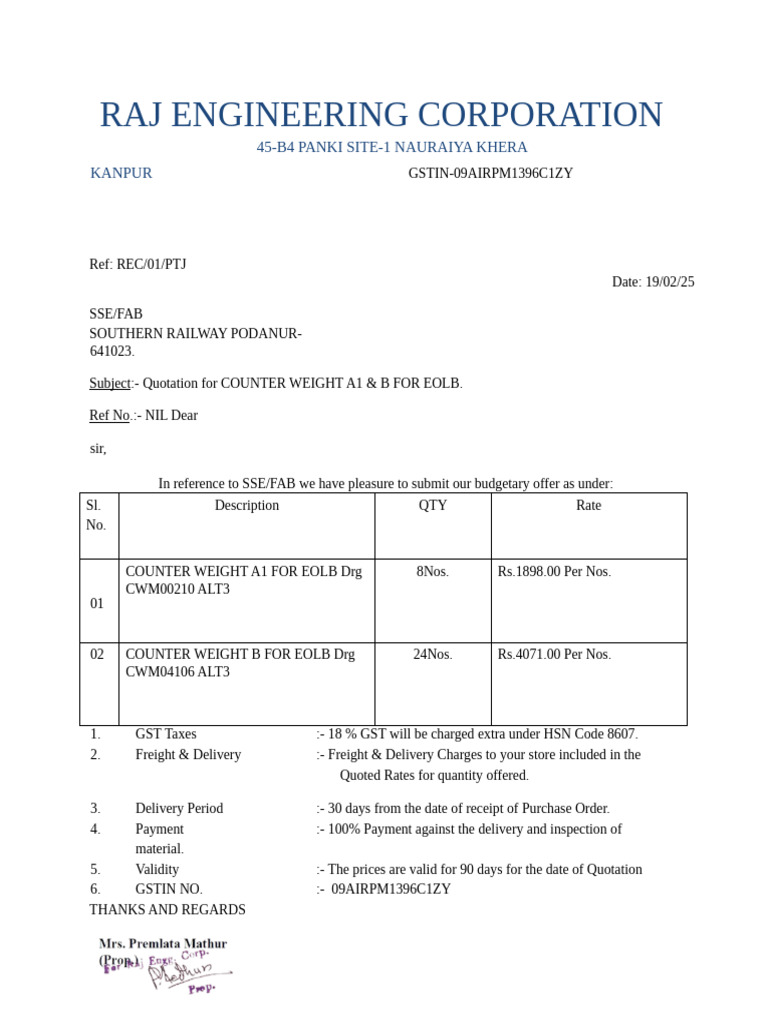 Podanur Budgetry Raj | PDF