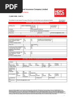 HDFC Ergo GHI Reimbursement Claim Form | PDF | Insurance | Hospital