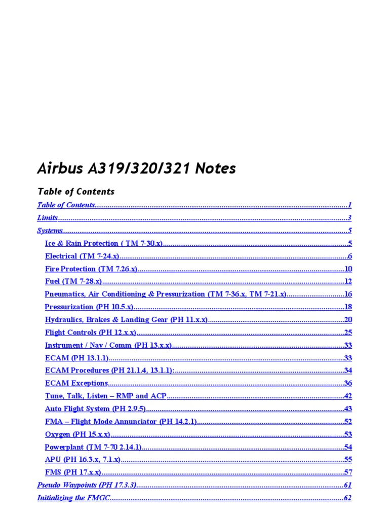 Airbus Notes | Download Free PDF | Mechanical Fan | Anti Lock Braking ...