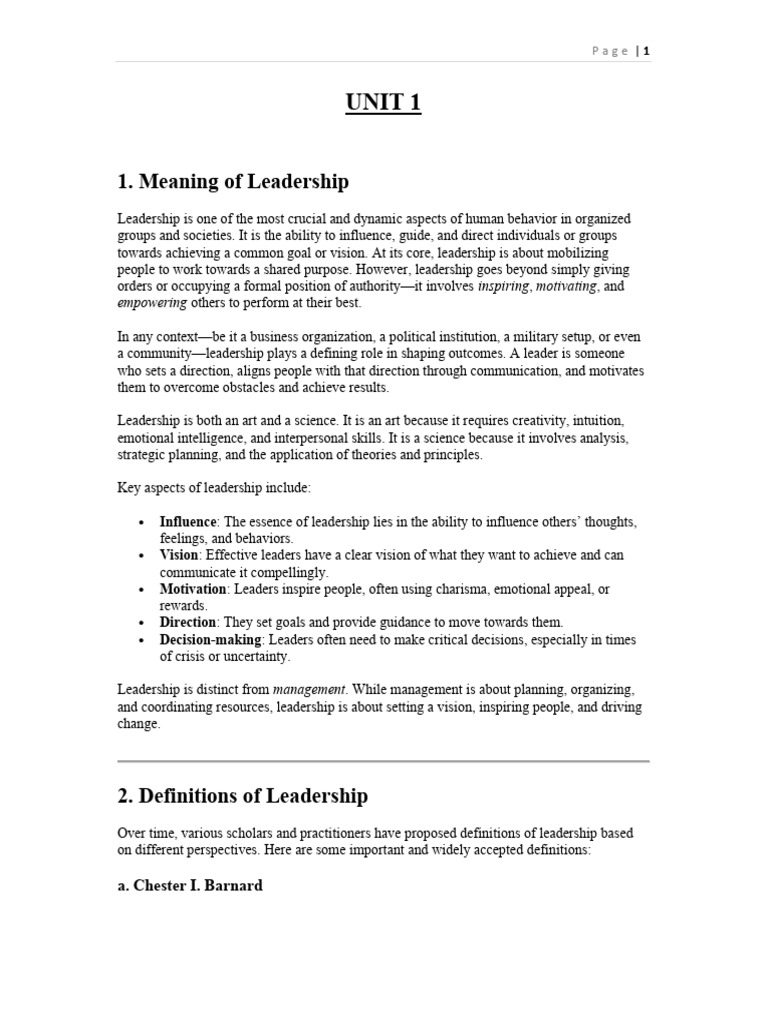 Leadership Development | PDF | Leadership | Motivation