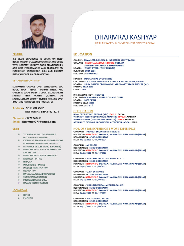 Dharmraj Kashyap Rli 2024-25 | PDF
