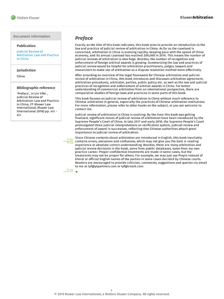 2018_China | PDF | Arbitration | Mediation